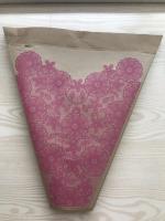 China 40g Horticultural Packaging Kraft Paper Sleeves For Flowers for sale