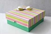 China Woodfree 3layers Rectangle Cardboard Box , Flat Luxury Coloured Cardboard Boxes for sale