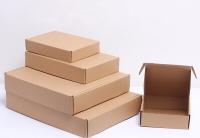 China Brown Foldable Cardboard Boxes , ISO SGS Corrugated Mailing Boxes for sale