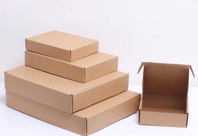 China Brown Foldable Cardboard Boxes , ISO SGS Corrugated Mailing Boxes for sale