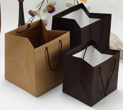 China Laminated Horticultural Packaging Printed Paper Gift Bags for sale