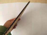 China 3 Layers Corrugated Kraft Board , 17*12cm Laminated Corrugated Cardboard for sale