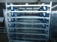 China 500-1000KGS Dutch Plant Trolley Metal Mesh Wire Nursery Plant Carts for sale
