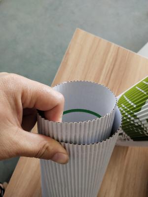 China White Honeycomb Corrugated Board , CE SGS Single Wall Corrugated Board for sale