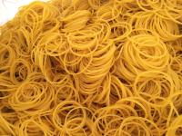 China Horticultural Round Rubber Bands , Natural Color Size 16 Eco Friendly Rubber Bands for sale