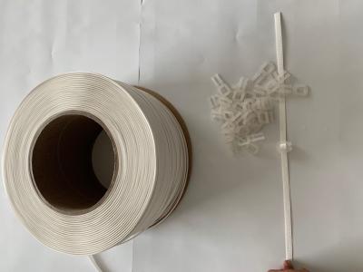 China Width 9mm Horticultural Accessories White 2000m Pp Packing Straps for sale