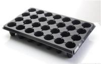 China 0.8MM Thickness Vegetable Seedling Trays , 15-200 Cavities Nursery Propagation Trays for sale