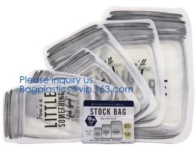 China BPA Free ziplock Snack Bags for Preservation & Cooking Reusable Food Storage Bag,Cooking Food Bag, Silicone Lunch Bag for sale