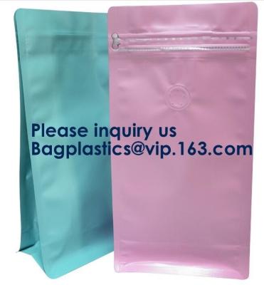 China Square Bottom Plastic Ziplock Stand Up Pouch Chocolate Bar Snack Food Packaging Bag,Moisture Barrier Bag Esd Metalized S for sale