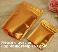 China Semi-Clear Window Hang-Hole Stand-Up Ziplock Pouch,Aluminum Packaging Bags Laser Ziplock Stand up Resealable Pouches wit for sale