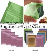 China Holographic Packaging Bags For Glitter Powder Packing Laser Small Zipper Lip Mask Bag Eyebrow Brush Hologram Foil Pouch for sale