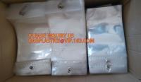 China ziplock resealable plastic packaging bags for clothes, PE / PE / PP plastic zipper plastic bags for clothes, hanger hook for sale