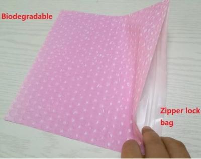 China Biodegradable corn starch packing clear ziplock bag custom printed zipper bags plastic ziplock bag, Food Grade LDPE Pla for sale