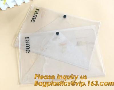 China PVC A4 File Folder Document Filing Bag Stationery Bag,Good Quality Custom Cute PVC Documents Filing Bag bagplastics pac for sale