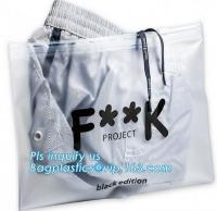 China Eva Clothing Packaging Plastic Clear Zipper Bag With Slider, pvc slider zipper bag for jewellery, pencil case, slider zi for sale