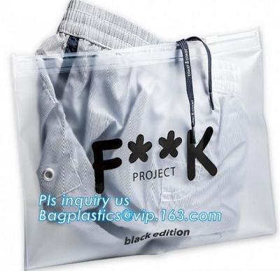 China Eva Clothing Packaging Plastic Clear Zipper Bag With Slider, pvc slider zipper bag for jewellery, pencil case, slider zi for sale