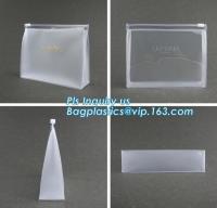 China Stores plastic pe slider zip lock bag, clothing packaging bag with zipper/clothes packaging bags/PVC slider bag for sale