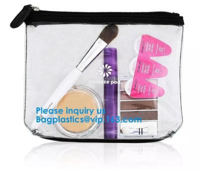 China Cosmetic/ Makeup/ Toiletry Clear PVC Travel Wash Bag with handle PVC/EVA/TPU/Tarpaulin/Nylon / Cotton for sale