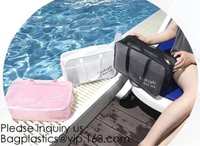 China Wholesale Custom Logo Fancy Handy Luxury Empty Travel Pvc Toiletry Cosmetic Bag Pouch,Fashion Large Capacity PU and PVC for sale