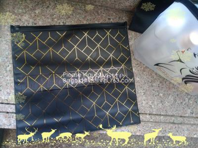 China Biodegradable frosted eva plastic pvc zip lock cosmetics bag,  frosted cosmetics bag,pvc zipper bag,custom eva bag for sale