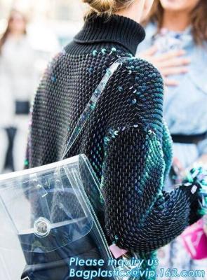 China Clear pvc backpack, clear plastic bags, clear backpack transparent backpack, Factory custom popular transparent clear pv for sale