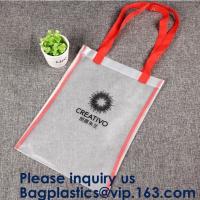 China Large Merchandise Pink and Purple Thick Plastic PVC Gift Bags Retail Clothing Shopping Bags,eco-friendly transparent sho for sale