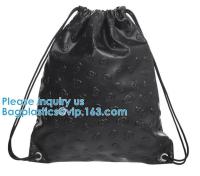 China Drawstring Leather Pu Backpack PU Hologram Drawstring Bag,cosmetics, promotion, shopping, supermarkets, gifts, apparel for sale