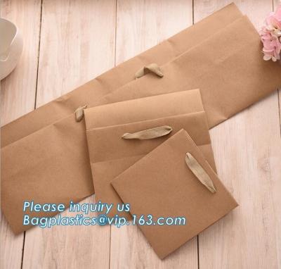 China OEM Ribbon Satin Handle Carrier Bag With Custom Logo Printed Paper Bag For Flowers,Custom Flower Vase Planpot Black Pape for sale