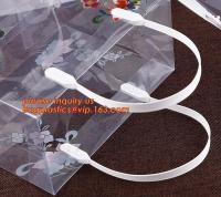 China China Manufacture eco friendly customize Printing PP plastic flower carry bags with hanging for potted plant bags bageas for sale
