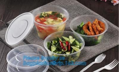 China disposable cornstarch convenience takeaway plastic food bowl,BPA free bamboo fiber plastic food bowl with FDA, fast food for sale