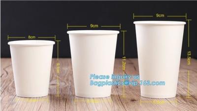 China 8 OZ Disposable Eco Friendly Coffee Paper Cup,Disposable kraft paper cup customizable coffee milk water juice cup PACKAG for sale