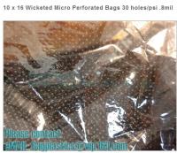 China BOPP perforation bags, Wicketed Micro Perforated bags, Bakery bags, Bopp bags, Bread bags Micro Perforated Toast Bread P for sale