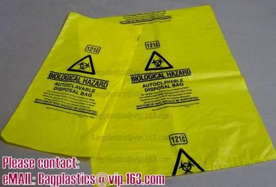 China Biohazard Bin Liners, Biohazard Waste Bags, Biohazard Garbage, Waste Disposal Bag for sale