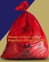 China Biohazard Plastic Bags, Biohazard Bags, Red Biohazard Waste Bags, Medical waste Bag, infectious bags, bagplastics, bagea for sale