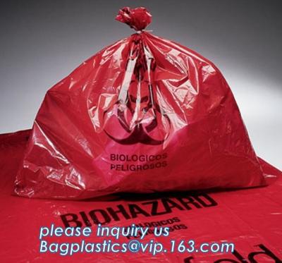 China Autoclavable Biohazard Bags, Medical Waste Bags, Self Adhesive Sealing Tape Biohazard Waste Bags, bagplastics, bagease for sale