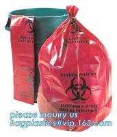 China autoclavable Biohazard Collection Bags, 40 Gallon Biohazard Garbage Bag, ldpe biohazard plastic bags, bagplastics, pac for sale