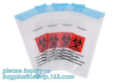 China Medical Biohazard Bag/self sealed biohazard waste bag, Medical Disposable Plastic Bags/Self Sealing Sterilization Bag/ Z for sale