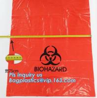 China 8-10 Gallon Medical Waste Trash Bags Compostable Biohazard Waste Bags Infectious Waste Basure Infecciosa Bags, bagplasti for sale