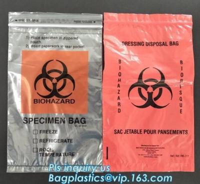 China Medical Grade Laboratory Specimen Bag, Insulated medical bag/sterile biohazard specimen envelope/laboratory specimen bag for sale