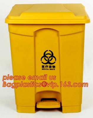 China Trash Bin, Waste Bin/can, Garbage Can/bin with swing lid Dustbin For Room, EURO style outdoor plastic trash bin/waste bi for sale