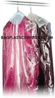 China Cheap Wholesale Transparent Disposable Garment Plastic plastic dry cleaning bags on roll for clothing for sale
