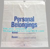 China Biodegradable Drawstring Patient Belongings Bag,Manufacturer of Patient Belonging Bag with Rigid Handle OEM Available for sale