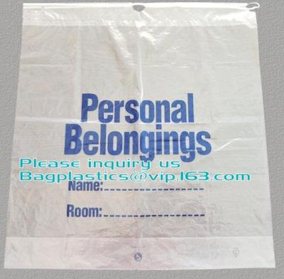 China Biodegradable Drawstring Patient Belongings Bag,Manufacturer of Patient Belonging Bag with Rigid Handle OEM Available for sale