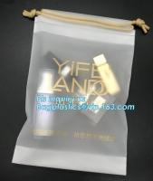 China Biodegradable Environment friendly Hotel packaging clothes for laundry plastic bag Customized Poly Plastic Drawstring cu for sale