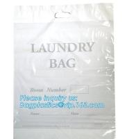 China Biodegradable Eco-friendly cotton drawstring poly packaged bag for laundry used in hotel,Travel Carrying drawstring bags for sale