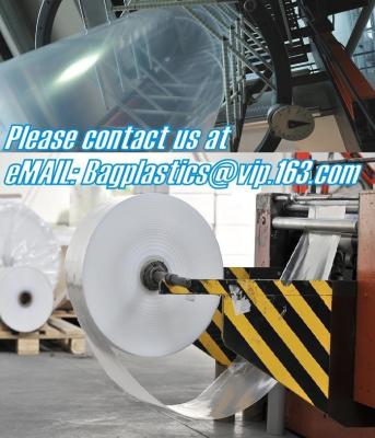 China high barrier coex blown machine roll layflat tubing tubular film, plastic flexible roll colored transparent coex layflat for sale