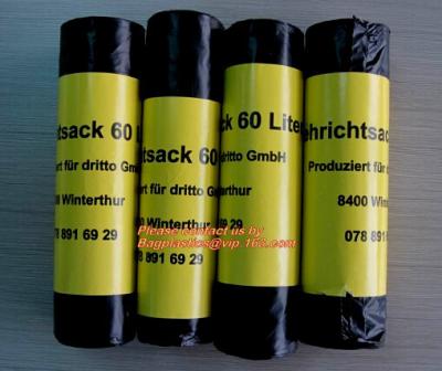 China Recycling Bags,Heavy Duty Black Garbage Bag for Indoor Or Outdoor Use 46x54 Made in China, Bagease, Bagplastics, Pack for sale