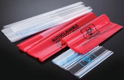 China Biohazard Bags, Red Polyethylene, 0.43 Gallon, 8.5W x 11 in,Biohazard Bag Holder Kit Steel wire frame, bagease, bagplast for sale