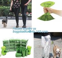 China Compostable Logo Printed Colorful Pet Dog Waste Poop Plastic Garbage Bag 100% Biodegradable, bagplastics, bagease, pac for sale