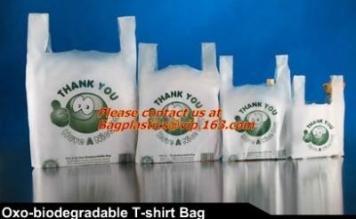 China Vest Handle Sealing bags, Handle bags, Degradable T-shirt bag,biodegardable t-shirt bag for sale